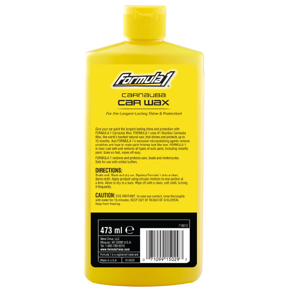 Carnauba Fast Wax™ – Formula 1